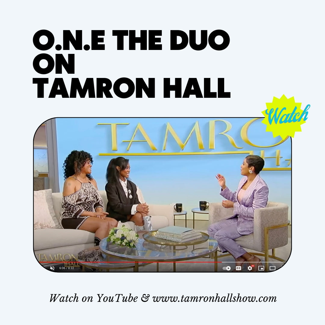 WATCH O.N.E THE DUO Interview & Performance on "Tamron Hall" – ONE THE DUO