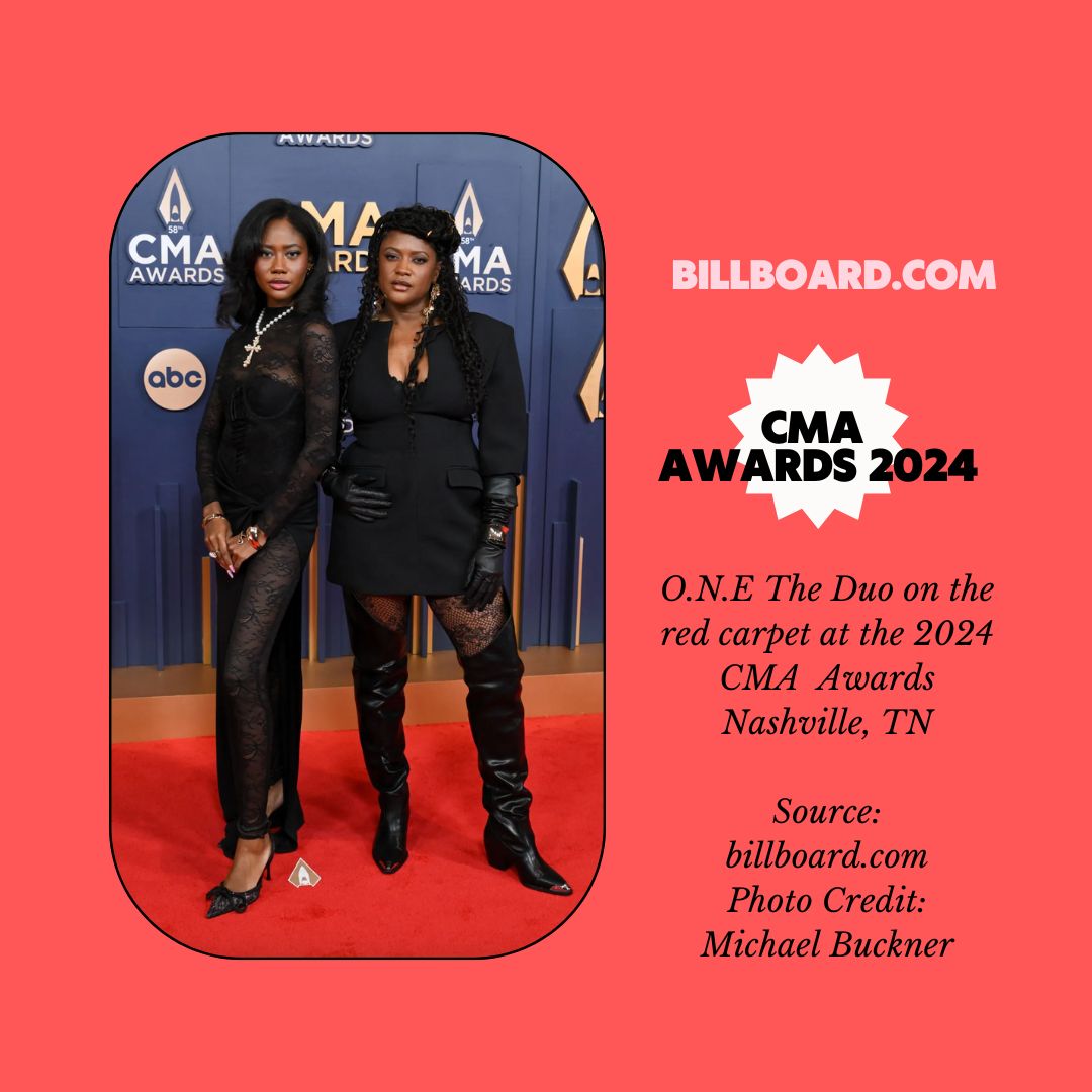 PHOTO: O.N.E The Duo at the CMA Awards 2024 – ONE THE DUO
